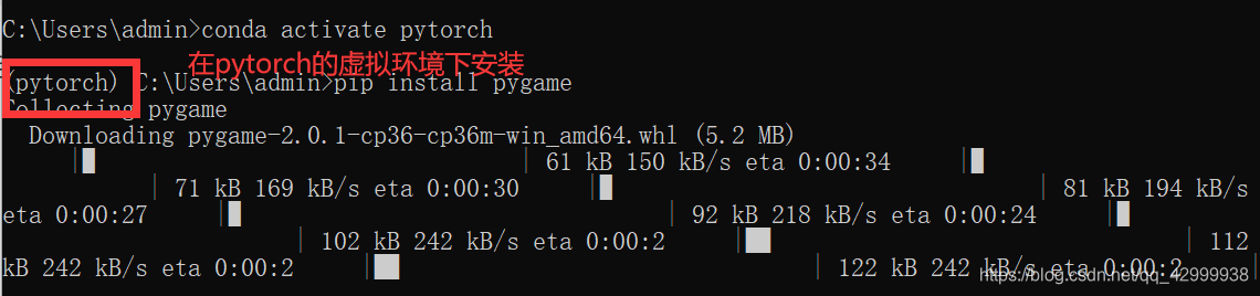 Anaconda下安装pygameanaconda Navigator找不到pygame Csdn博客