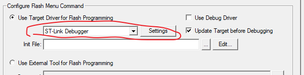 设置为JLINK下载却显示检测不到STLINK_use debug driver-CSDN博客