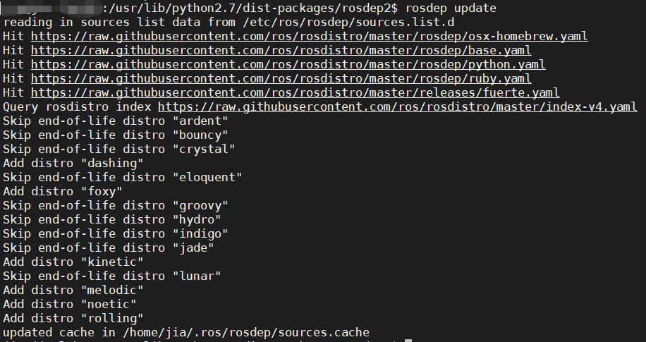 解决ROS系统 rosdep update超时问题的新方法_怎么更新ros中的update-CSDN博客