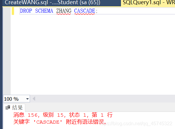 数据库实验第四周【模式and基本表】create Schema S T Authorization Wang Csdn博客