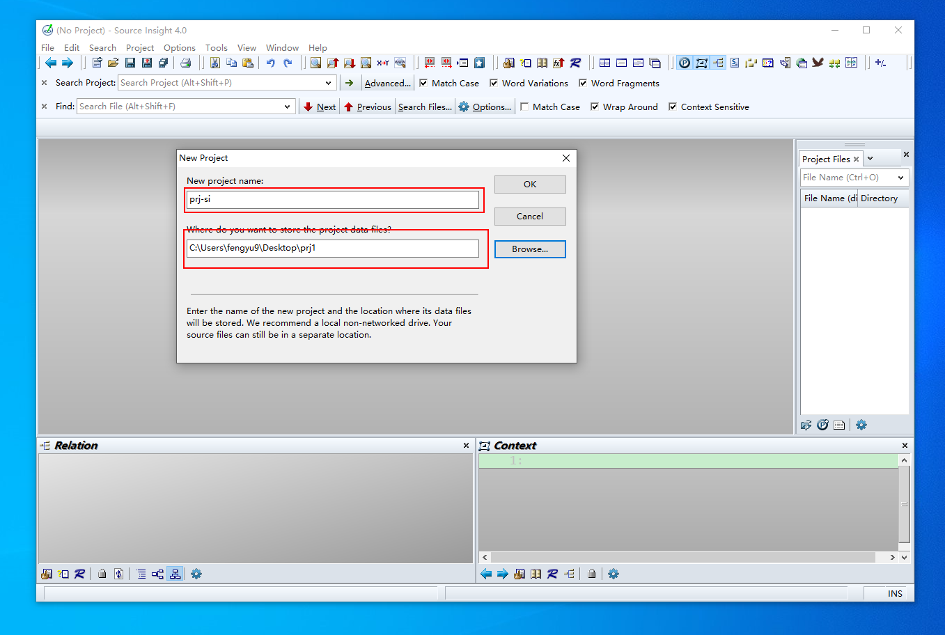 【网络学习】source insight软件的初始配置及使用_sourceinsight relation window-CSDN博客