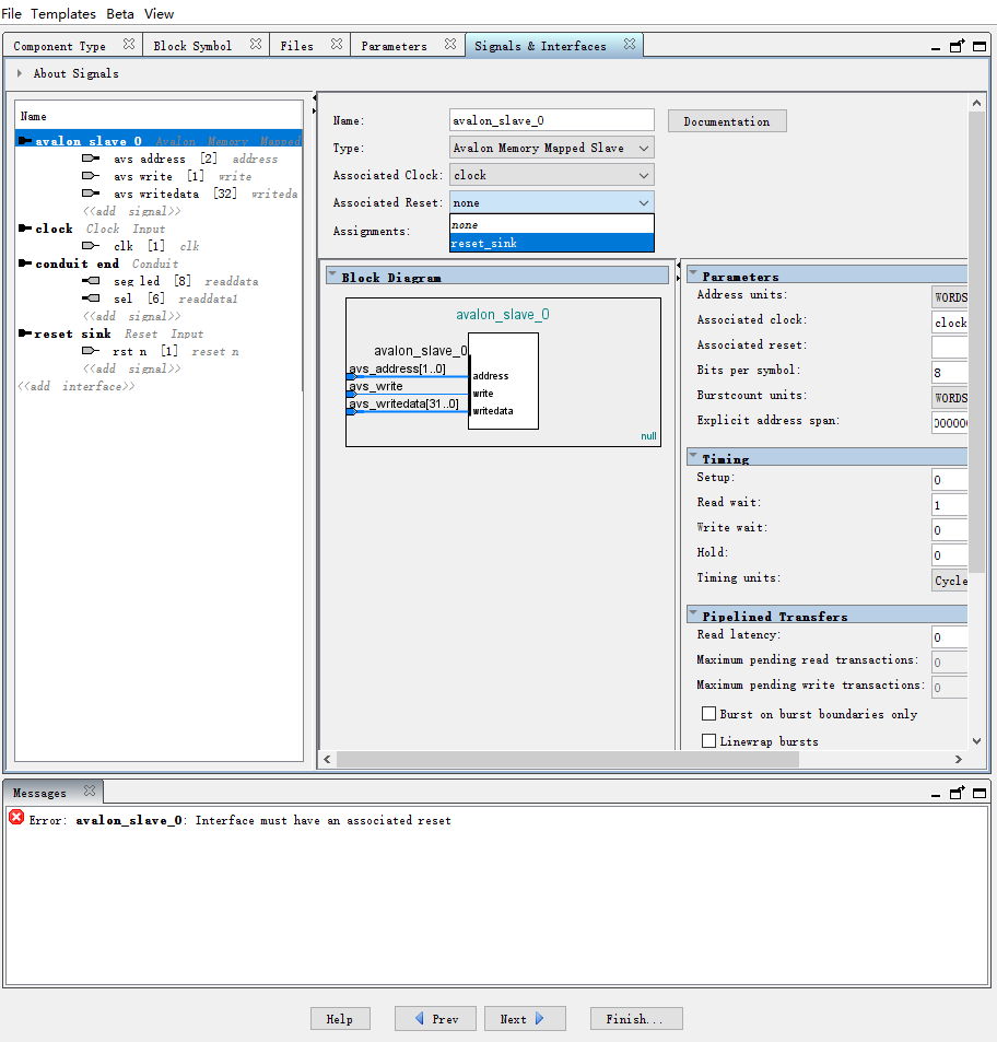 记录-QuartuesⅡ-Qsys自定义数码管IP过程以及遇到的源文件路径问题_quartus配置qsys-CSDN博客