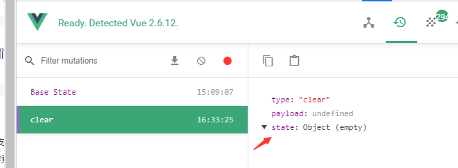 vue-devtools 清除Vuex中的state值，浏览器清空state值_state的数据清空-CSDN博客