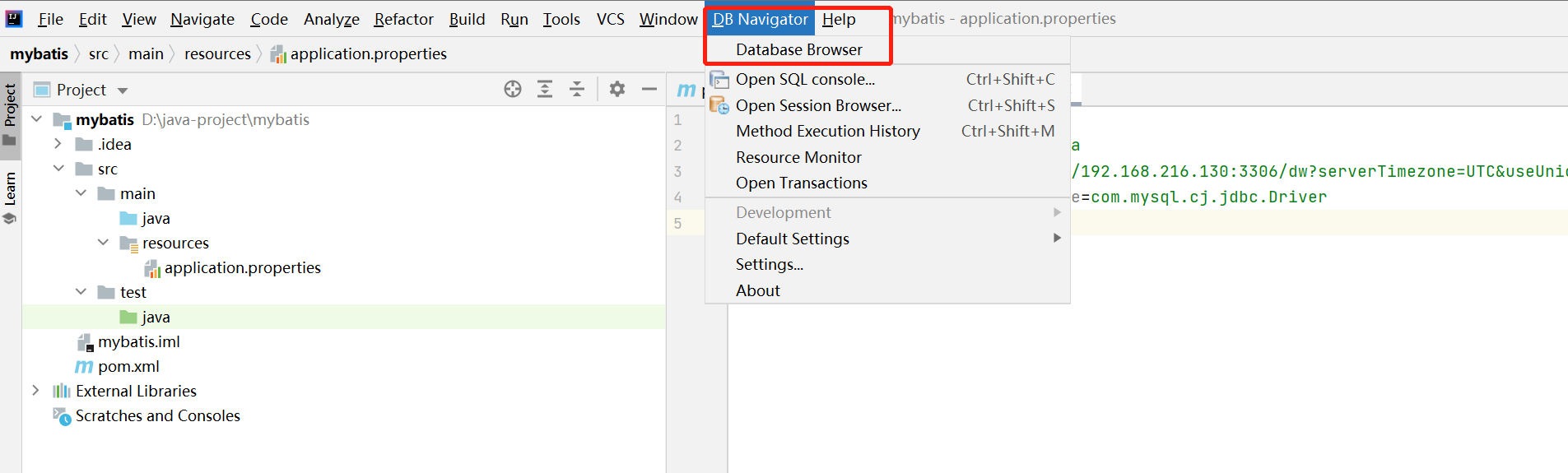 IDEA安装数据库插件Database Navigator和IDEA连接数据库_database navigator如何连接数据库-CSDN博客