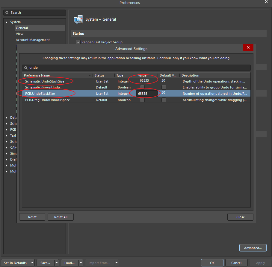 AD19 AD20 AD21 中undo（撤销）无法使用问题。_ad软件突然撤回功能无效-CSDN博客