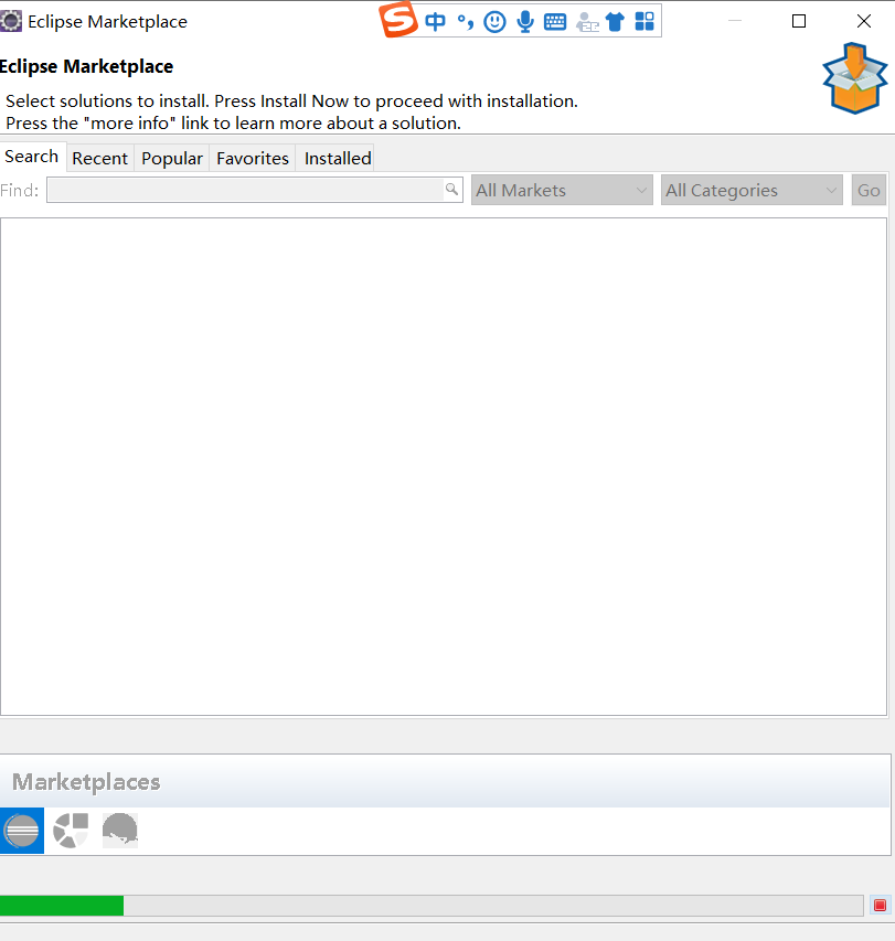 关于eclipse的插件Install New Software 以及 Eclipse MarketPlace 进度慢或者进入take a whie循环加载资源的解决方法_eclipse ...