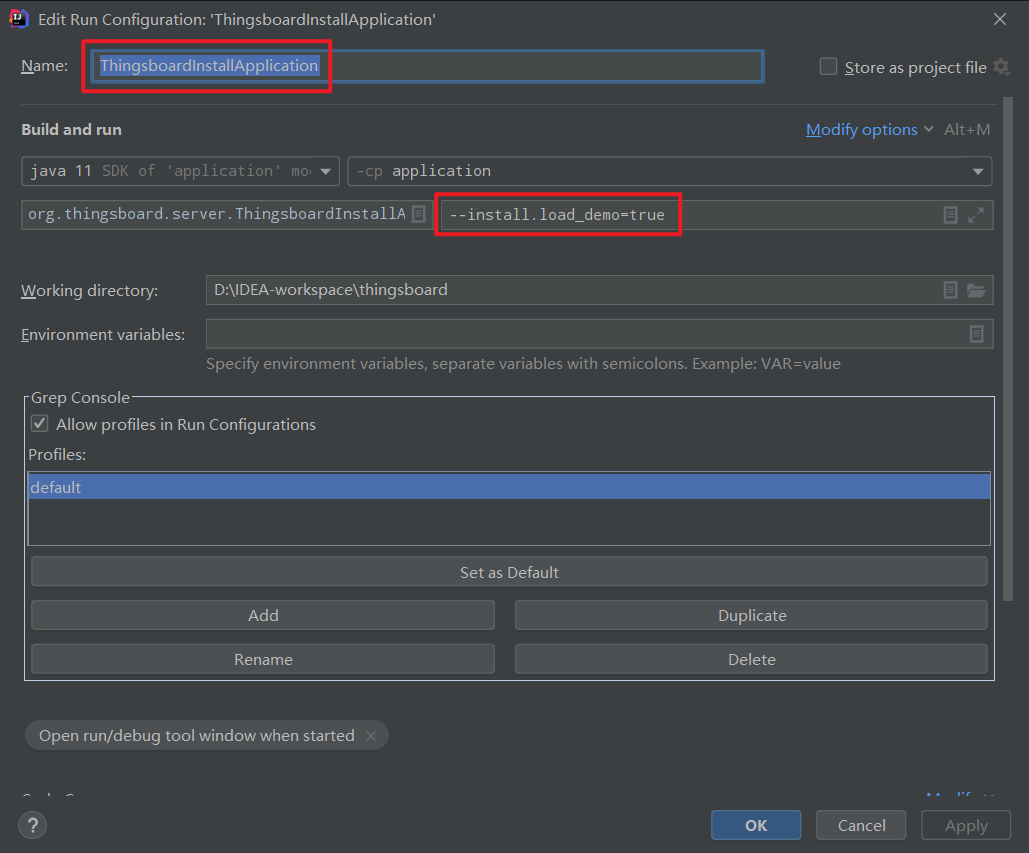 使用 IDEA 配置运行 Thingsboard 3.2.2 版本_idea运行thingsboard-CSDN博客