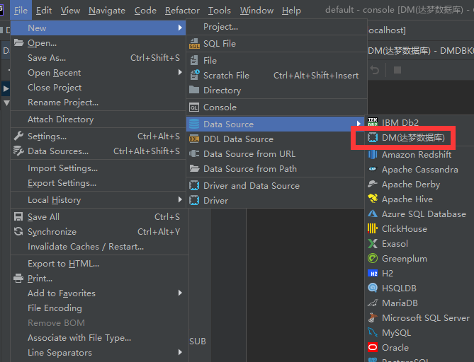 Datagrip连接dm达梦数据库 Datagrip Data Source And 在哪 Csdn博客