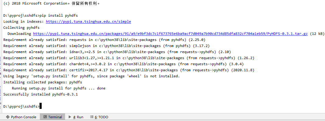 大数据分析学习第五课 使用pycharm开发hdfs的基本功能-增删改查_pycharm读取集群里的文件-CSDN博客