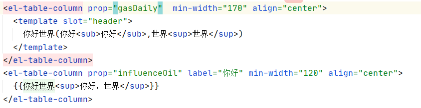 elementUI实现table表头展示上、下角标_vue2sup角标-CSDN博客