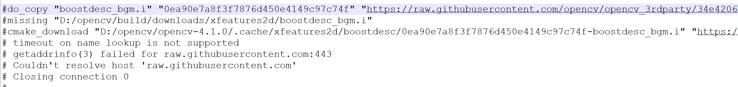 windows编译opencv+opencv_contrib 以及解决cmake下载boostdesc_bgm等文件失败问题_cmake下载失败-CSDN博客