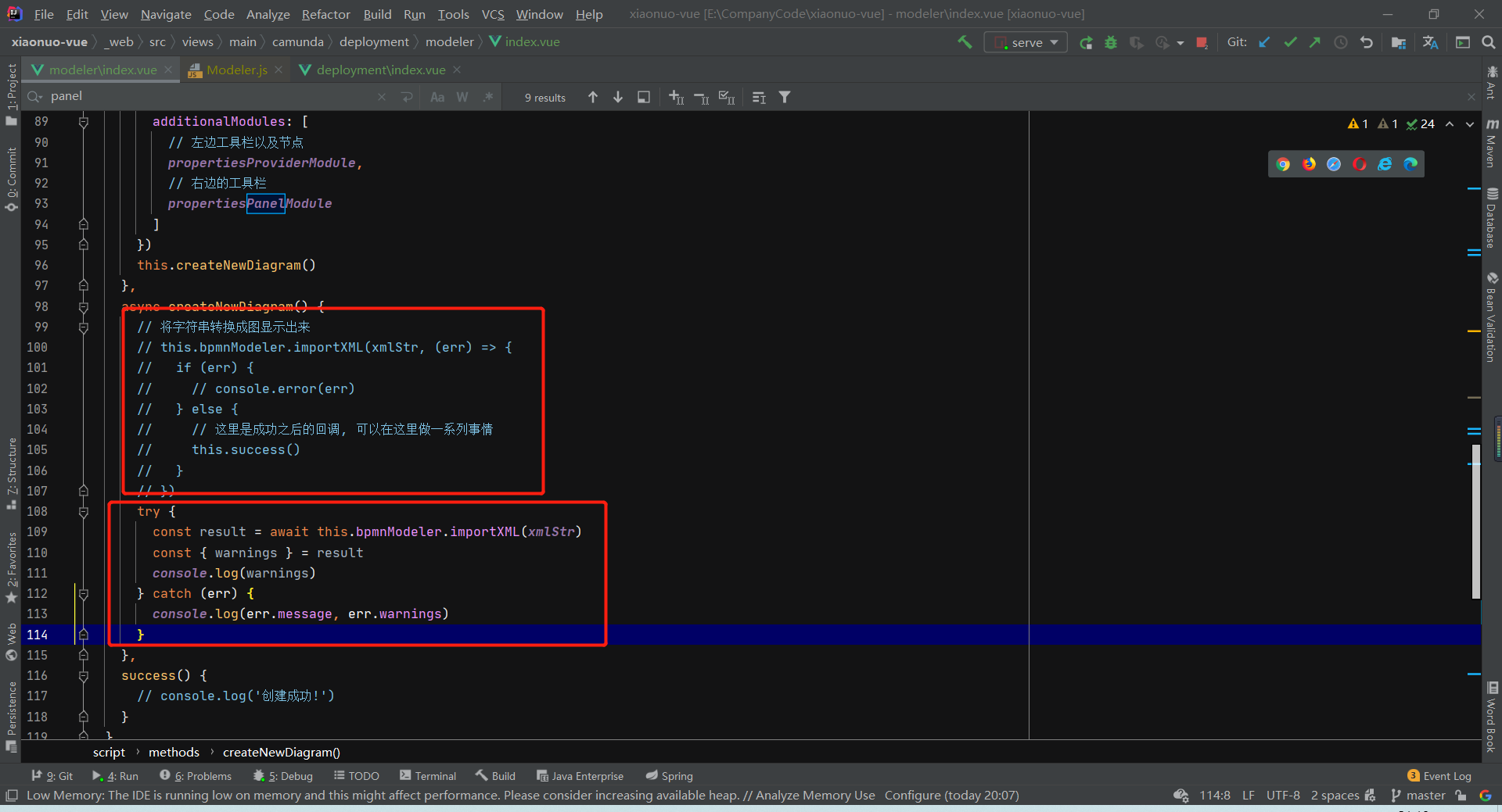 Error: Passing callbacks to importXML is deprecated and will be removed in a future major ...