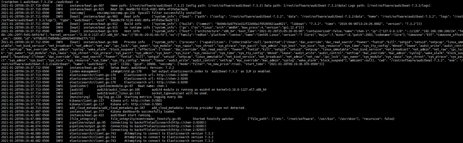 对比Auditbeat和Filebeat(auditd模块)采集linux审计日志(audit.log)_linux 日志收集auditbeat 和filebeat-CSDN博客