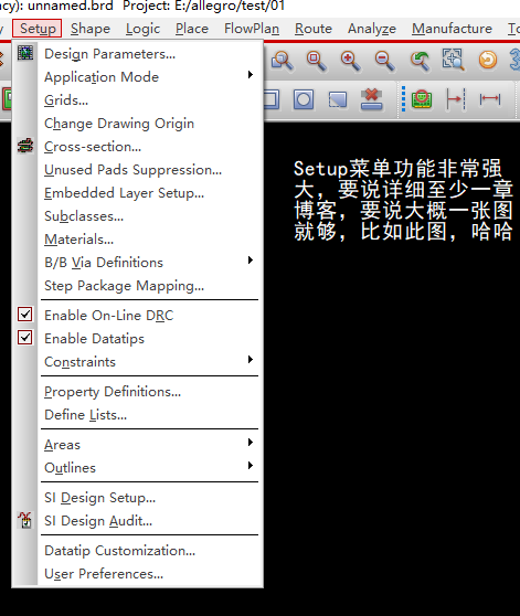 ALLEGRO PCB design GXL软件的菜单解释_allegro pcb designer菜单中文意思-CSDN博客