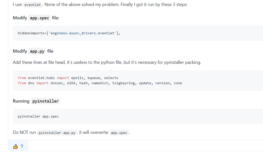 PyInstaller暴力打包基于Flask的SocketIO+PyTorch+YOLO笔记_pyinstaller flask-websocket-CSDN博客