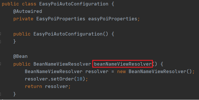 启动SpringBoot报错：The bean ‘beanNameViewResolver‘ 无法注册_easypoiautoconfiguration-CSDN博客