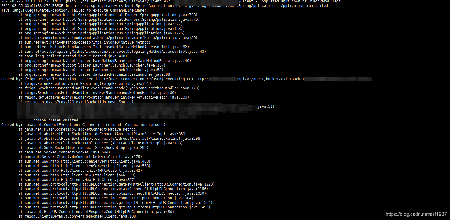 Spring Cloud服务报错feign Retryableexception Connection Refused Csdn博客