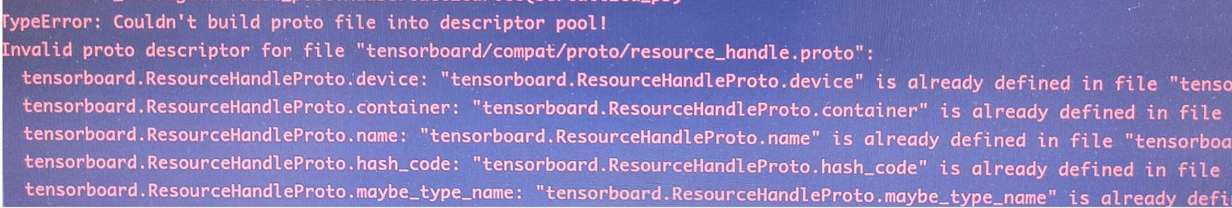 Couldn‘t build proto file into descriptor pool!_typeerror: couldn't build proto file into ...
