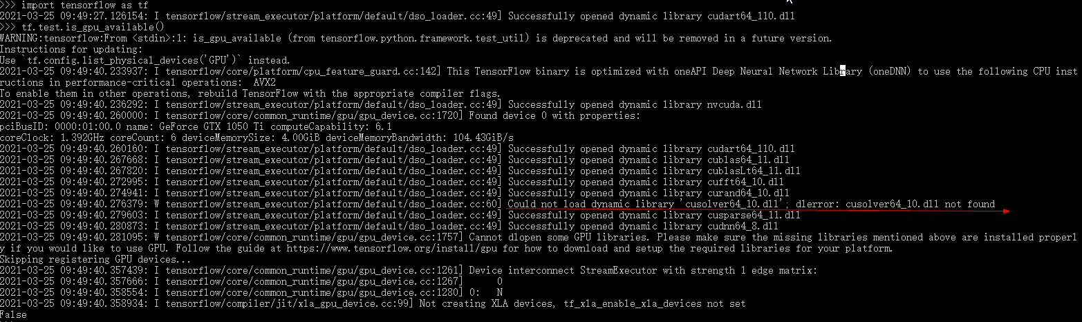 [解决bug]tensorflow2.4 无法使用gpu_环境显示tensorflow2.4成功但无法使用_bigbiang的博客-CSDN博客