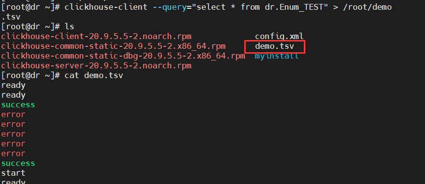 Clickhouse client command - Programmer Sought
