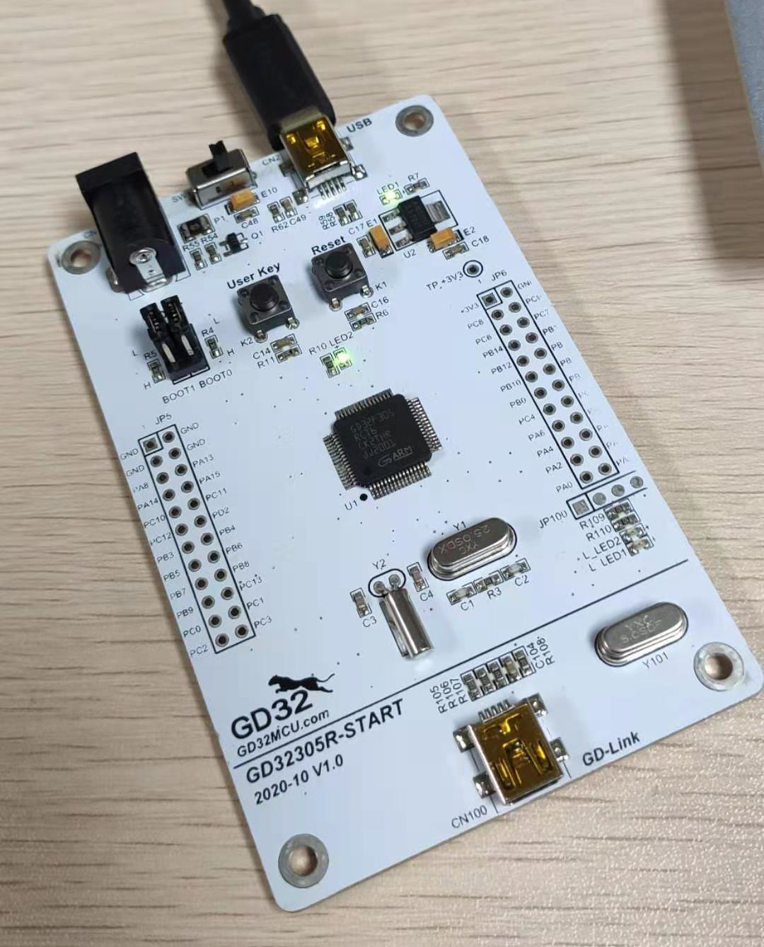 兆易创新GD32305R-START开发板踩坑 —— 无法使用板载GD-Link烧写_gdlink引脚图-CSDN博客