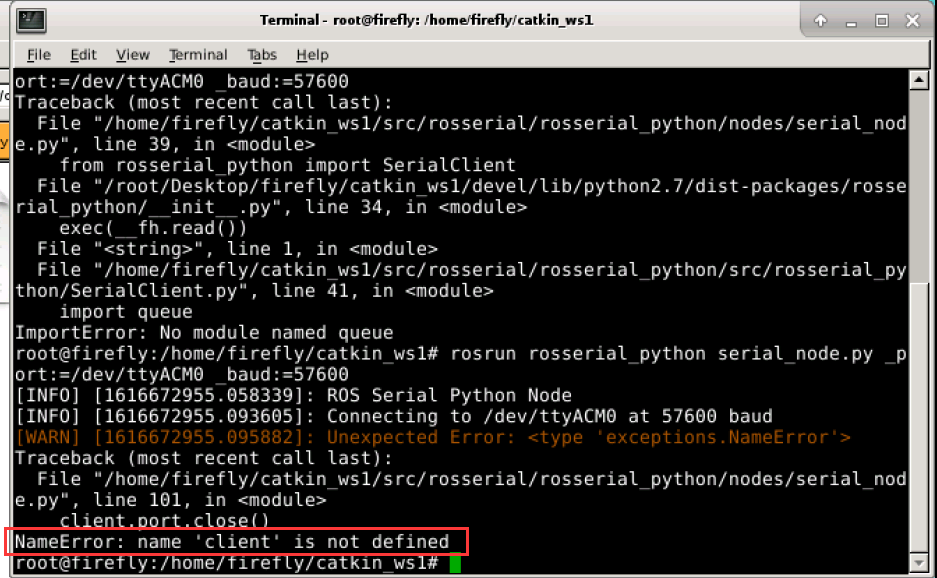 rosserial “NameError: name ‘client‘ is not defined“_nameerror: name 'client' is not defined-CSDN博客