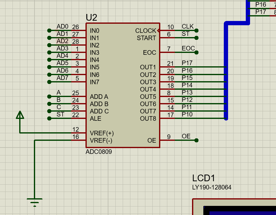51 ADC0809八路NTC温度采集系统（代码+仿真，OLED SPI）_adc0809温度检测-CSDN博客