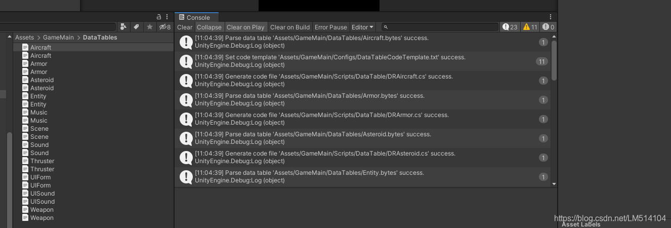 Gameframework框架解读(数据表 基于《star Force》demo) Gameframework数据保存到txt Csdn博客