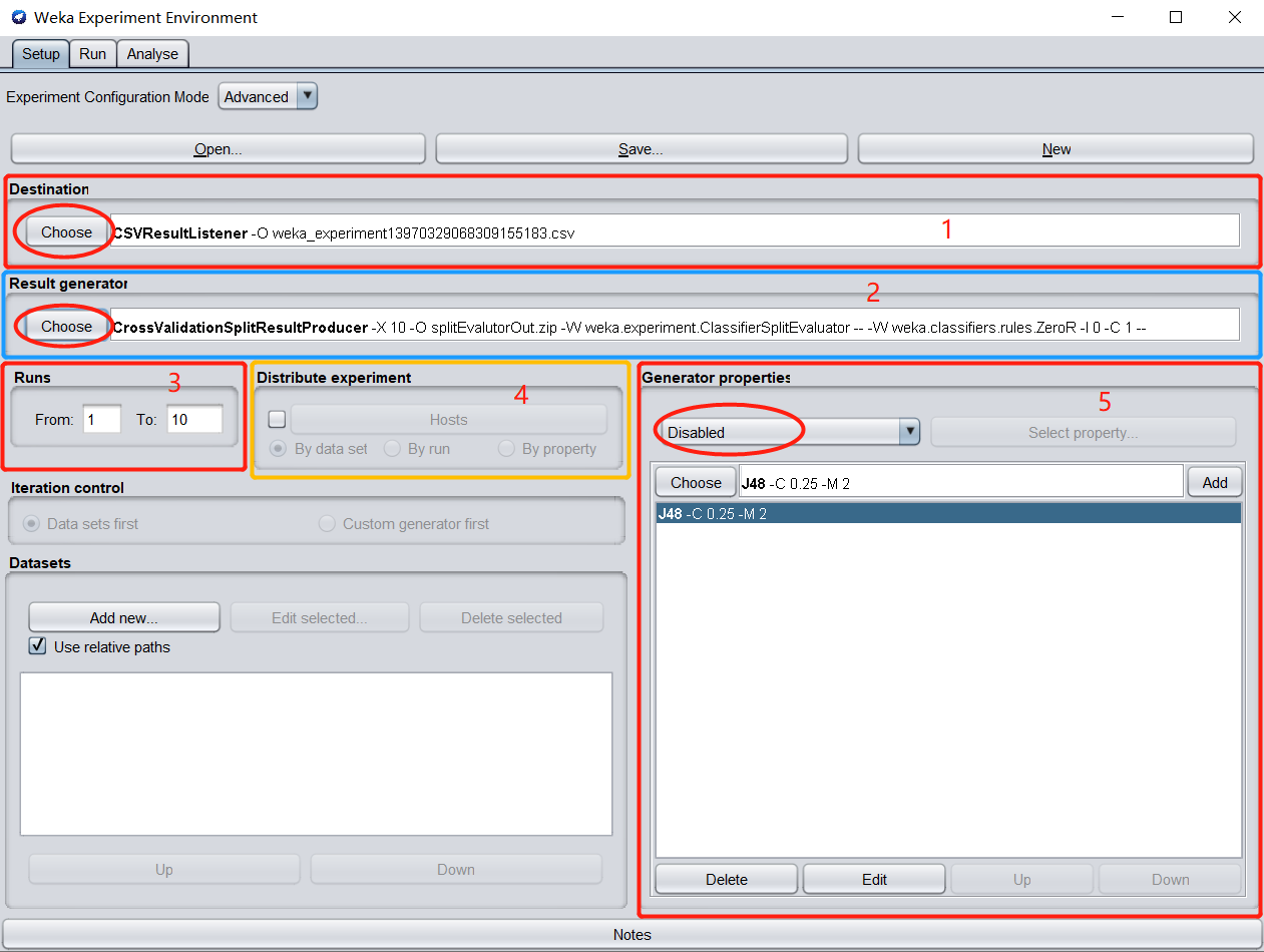 学习weka（4）：weka之experimenter界面介绍_weka面板介绍-CSDN博客