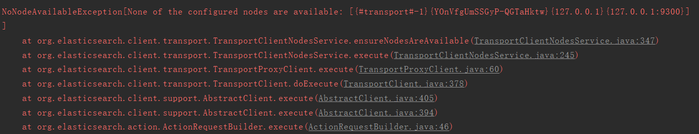 Elasticsearch Client Transport Transportclientnodesservice[420] Node { Transport 1} Transport