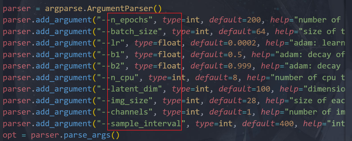 Pytorch(十二) —— argparse命令行读取指令_pytorch argparse-CSDN博客