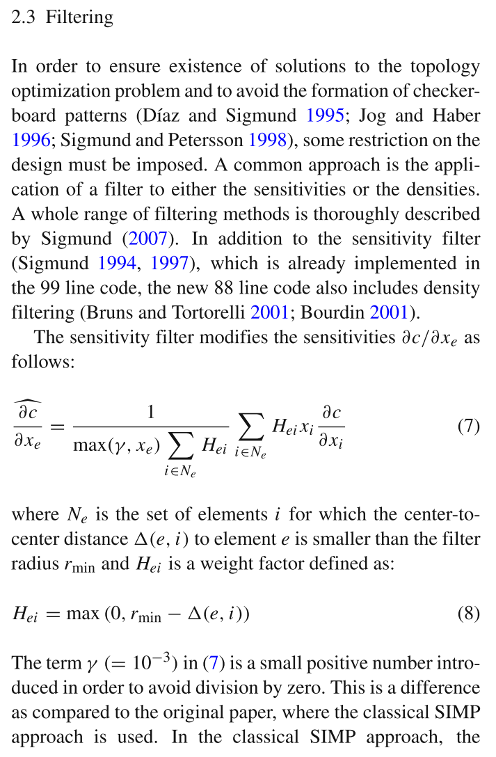 在拓扑优化中的灵敏度滤波和密度滤波有什么区别？_灵敏度过滤与密度过滤-CSDN博客