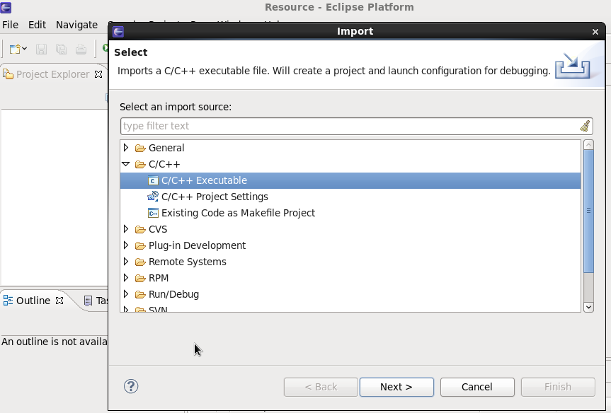 Linux下Eclipse导入一个C/C++语言项目源码_eclipse往工程某个.c文件-CSDN博客