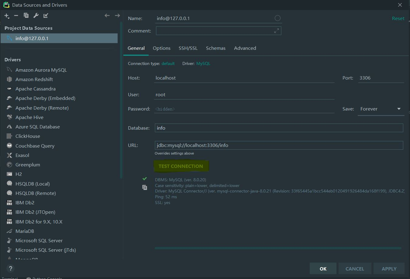使用PyCharm连接数据库（MySQL）_pycharm连接mysql-CSDN博客