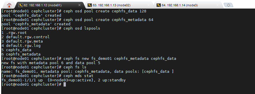 Ceph分布式文件系统集群搭建详解_public和cluster-CSDN博客
