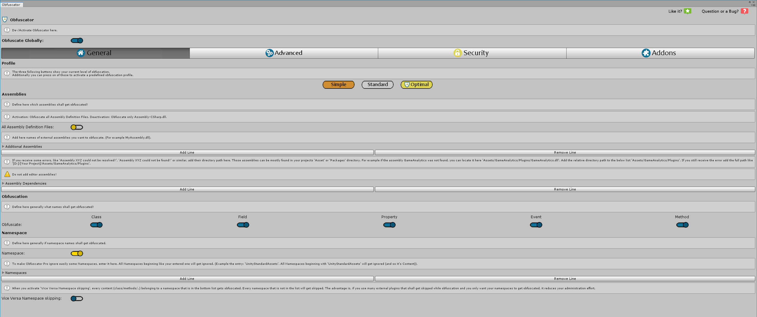 Unity 代码混淆＜混淆插件（Obfuscator Pro 3.9.4）＞_unity obfuscator pro csdn-CSDN博客
