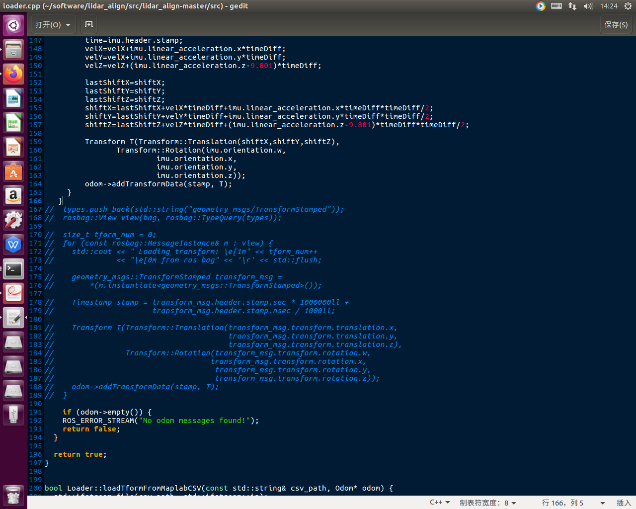 激光雷达和IMU联合标定并运行LIOSAM_liosam imu标定-CSDN博客