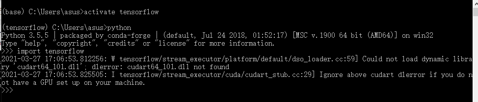 Win10下用Anaconda安装TensorFlow 之后出现ImportError: No module named ‘tensorflow‘_anaconda安装tensorflow后报 ...