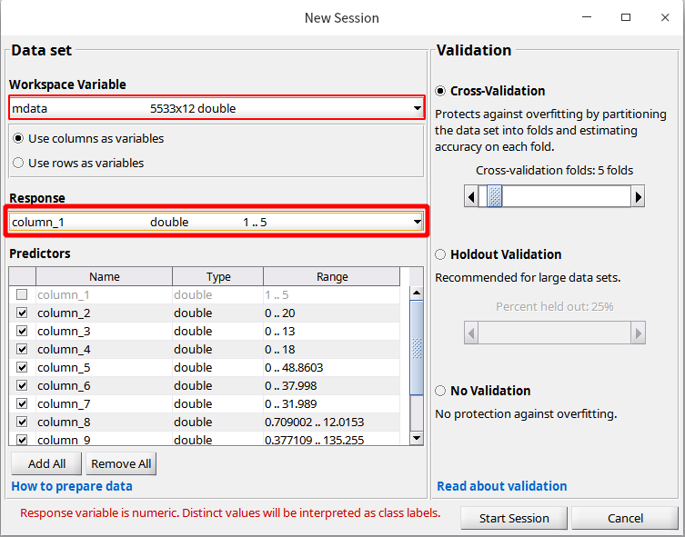 Matlab Classification Learner使用遇到的问题记录_为什么matlab classification learner ...