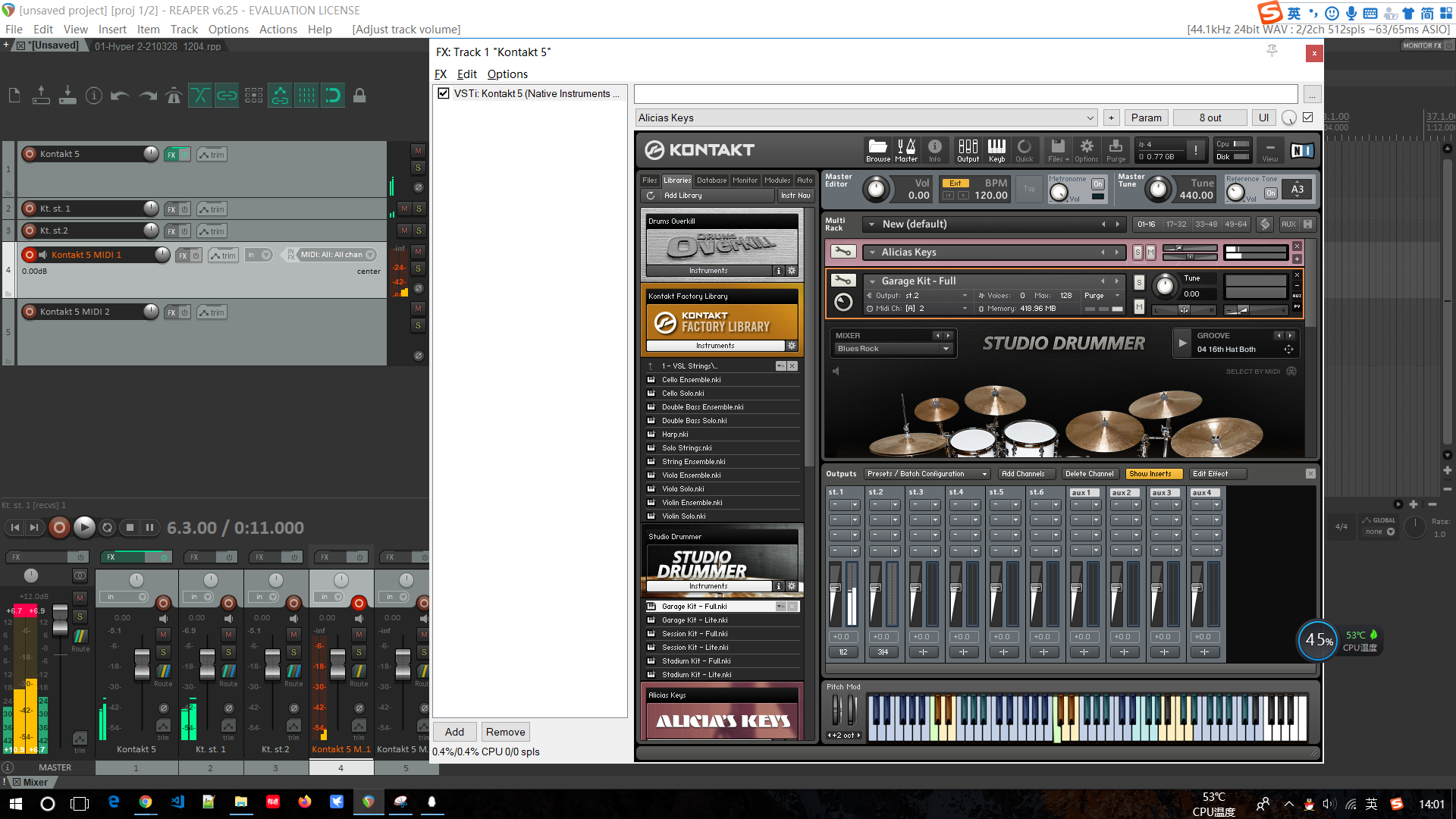 3.0.2-Reaper（track）多通道乐器输出设置_reaper怎么添加音色-CSDN博客