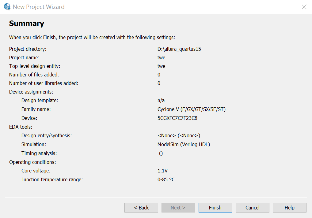 如何新建Quartus工程（详细）_quartus建立工程-CSDN博客