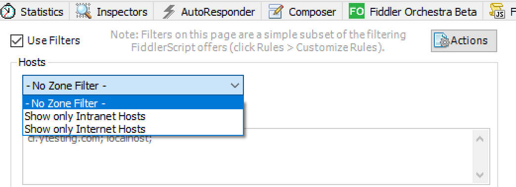 fiddler过滤_hide if url contains-CSDN博客