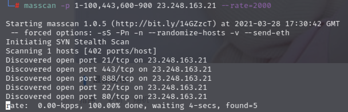 KaliLinux-masscan使用详解（全网最快的IP端口扫描神器）_massan-CSDN博客