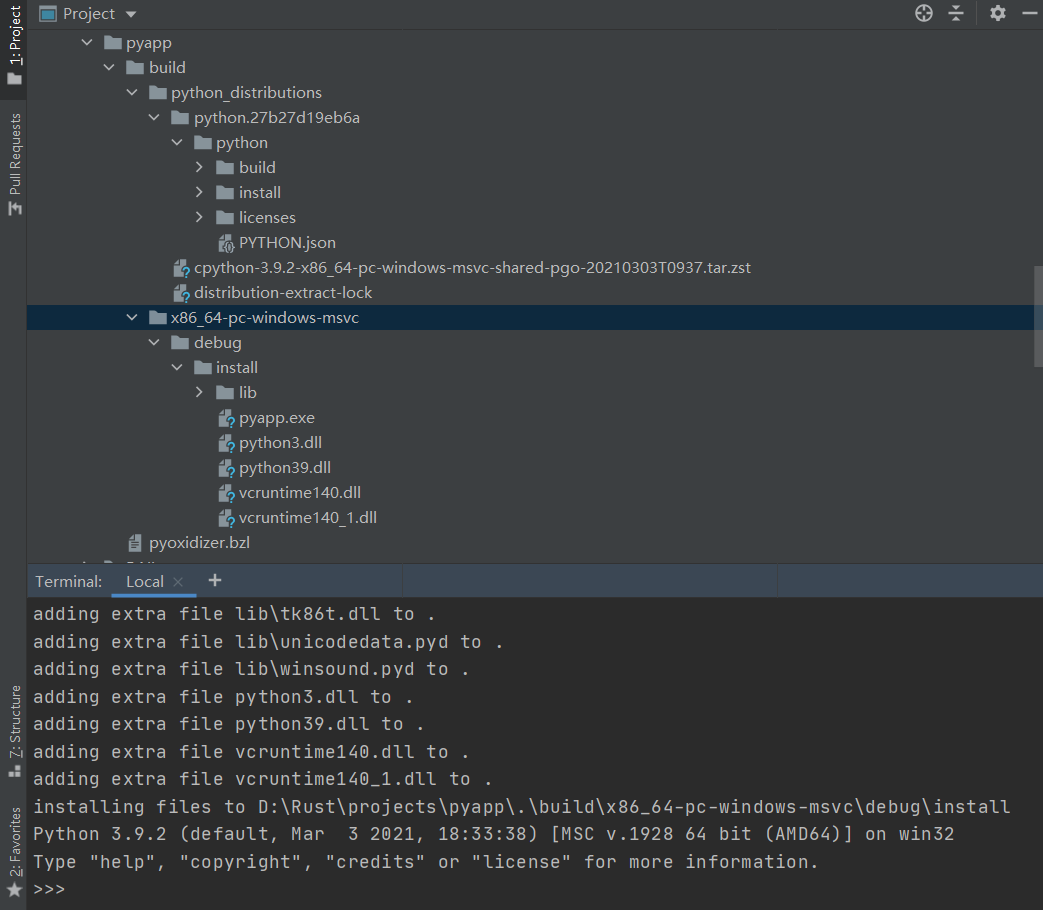 PyOxidizer 简单使用-CSDN博客