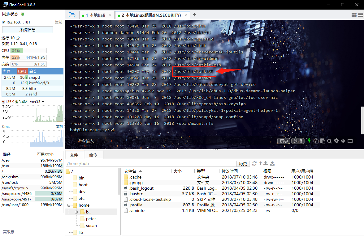 Linux常用提权方法 (ﾟ益ﾟメ) 渗透测试_linux提权方法-CSDN博客