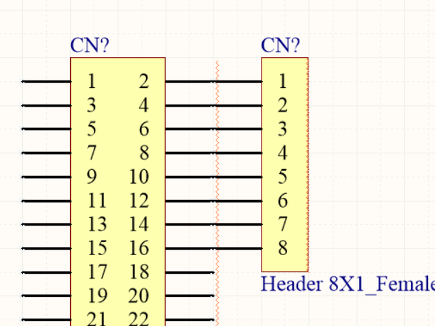 altium designer原理图两排管脚之间快速连线_ad过大管脚连接-CSDN博客