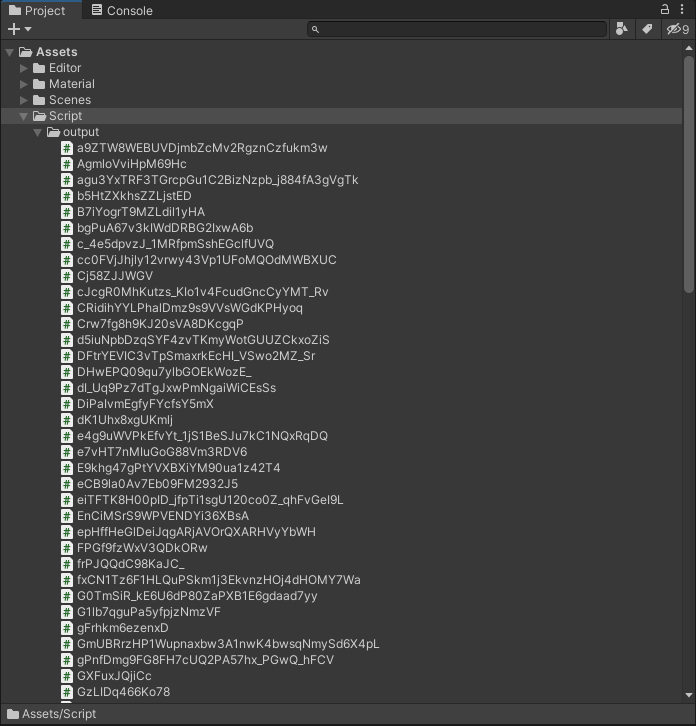 【游戏开发创新】Unity游戏c#/cs/csharp垃圾代码生成器，叮，请查收您的一百万行代码_unity 生成垃圾代码-CSDN博客