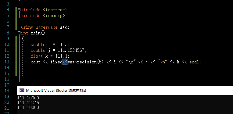 c++控制输出浮点数小数点后若干位_c++ float fixed-CSDN博客