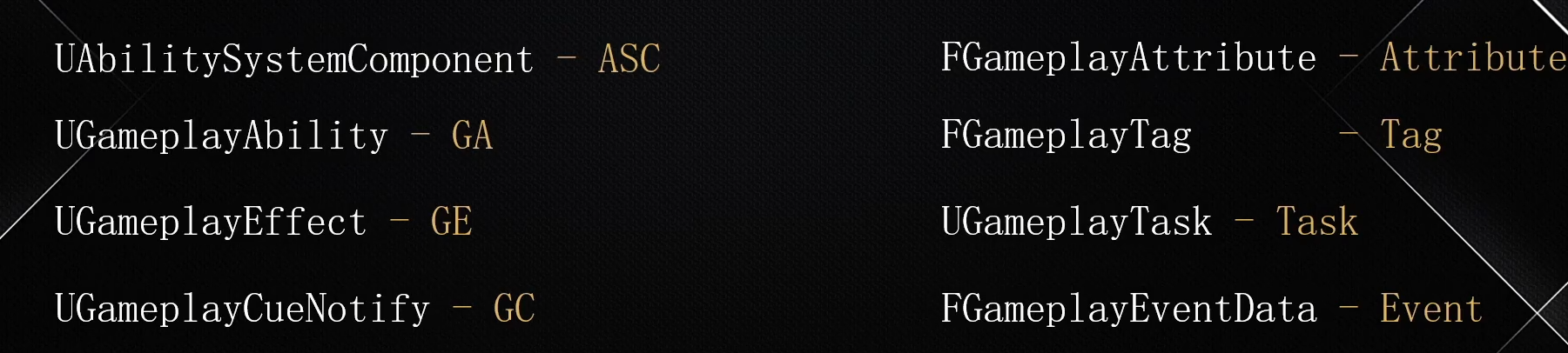 UE4 GAS/ActionRPG学习导图——Main（Gameplay Ability System）_ue4 gas 类图-CSDN博客