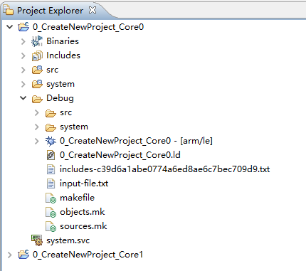 CrossCore Embedded Studio——看一下新建的工程都有些什么（二）_crocess core embeded studio-CSDN博客